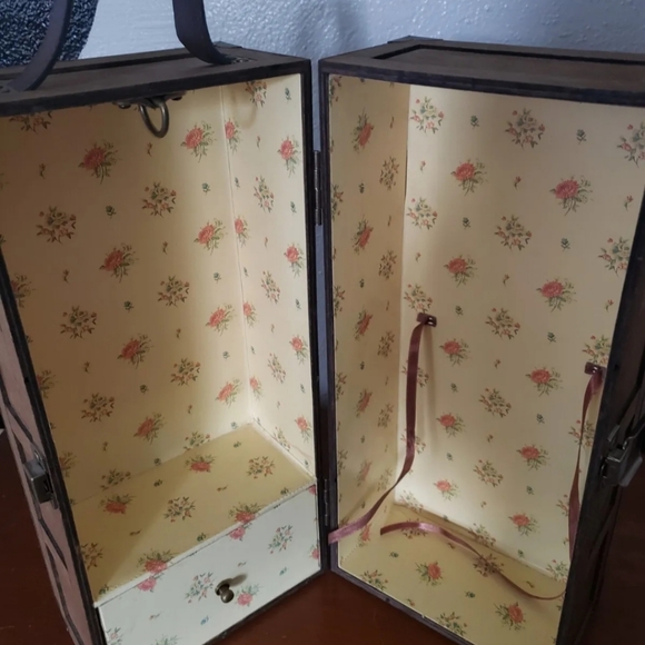 Toys | Vintage Wooden Doll Box With Drawer | Poshmark